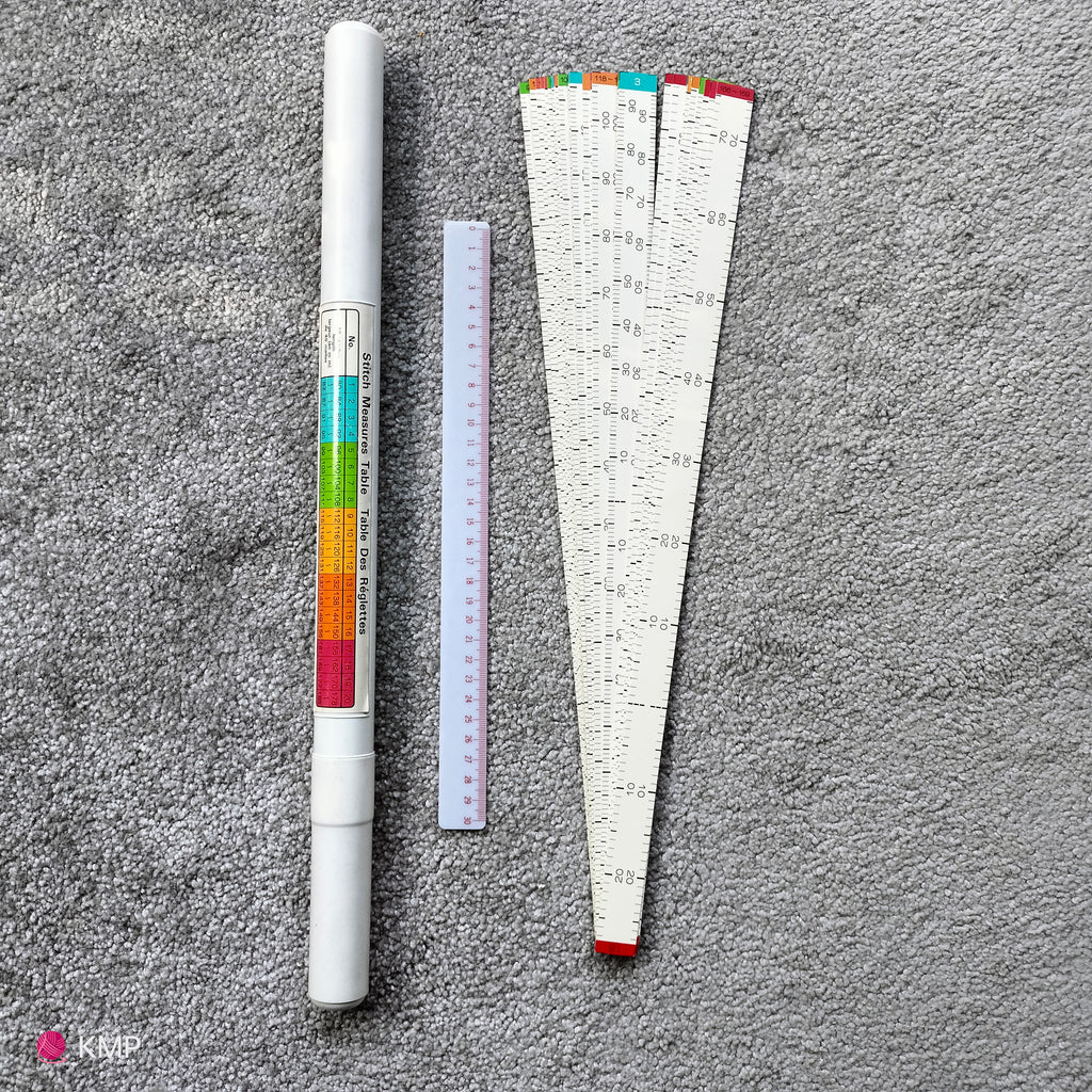 Brother KH-891 STITCH MEASURE SCALE TABLE – KNIT MACHINE PARTS LTD