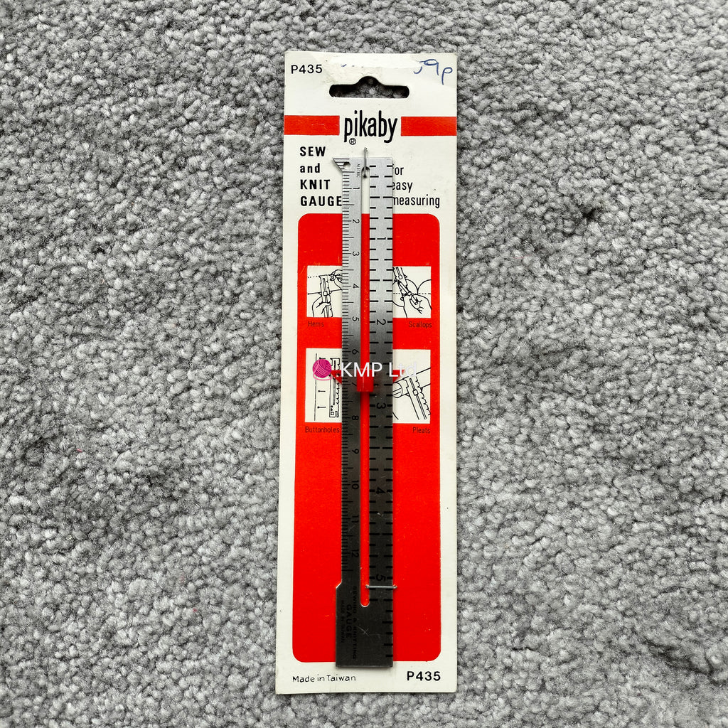 Pikaby SEW AND KNIT GAUGE. Measurements tool – KNIT MACHINE PARTS LTD